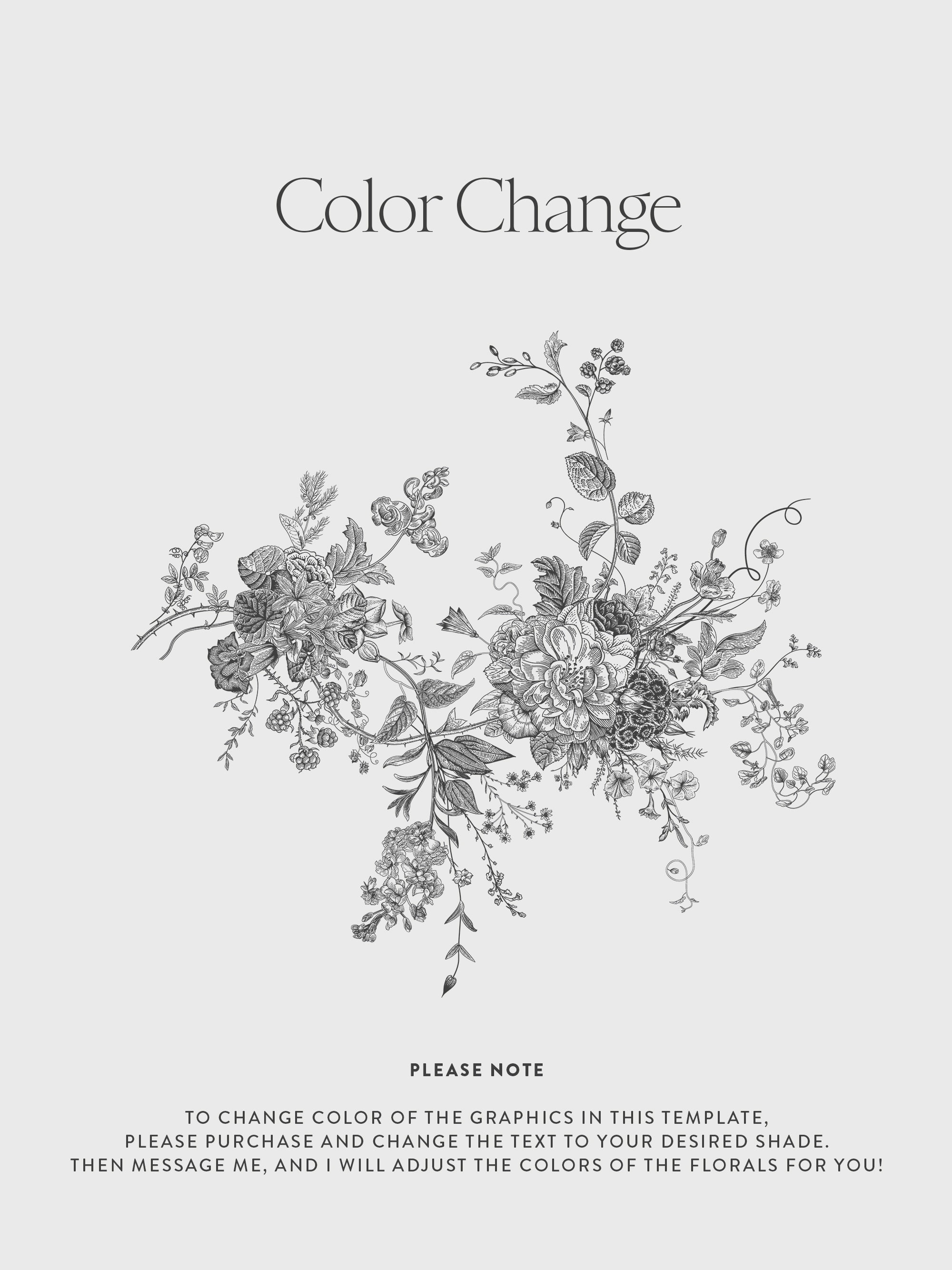 Blue Floral Ceremony Program Minimal Wedding Program - Etsy