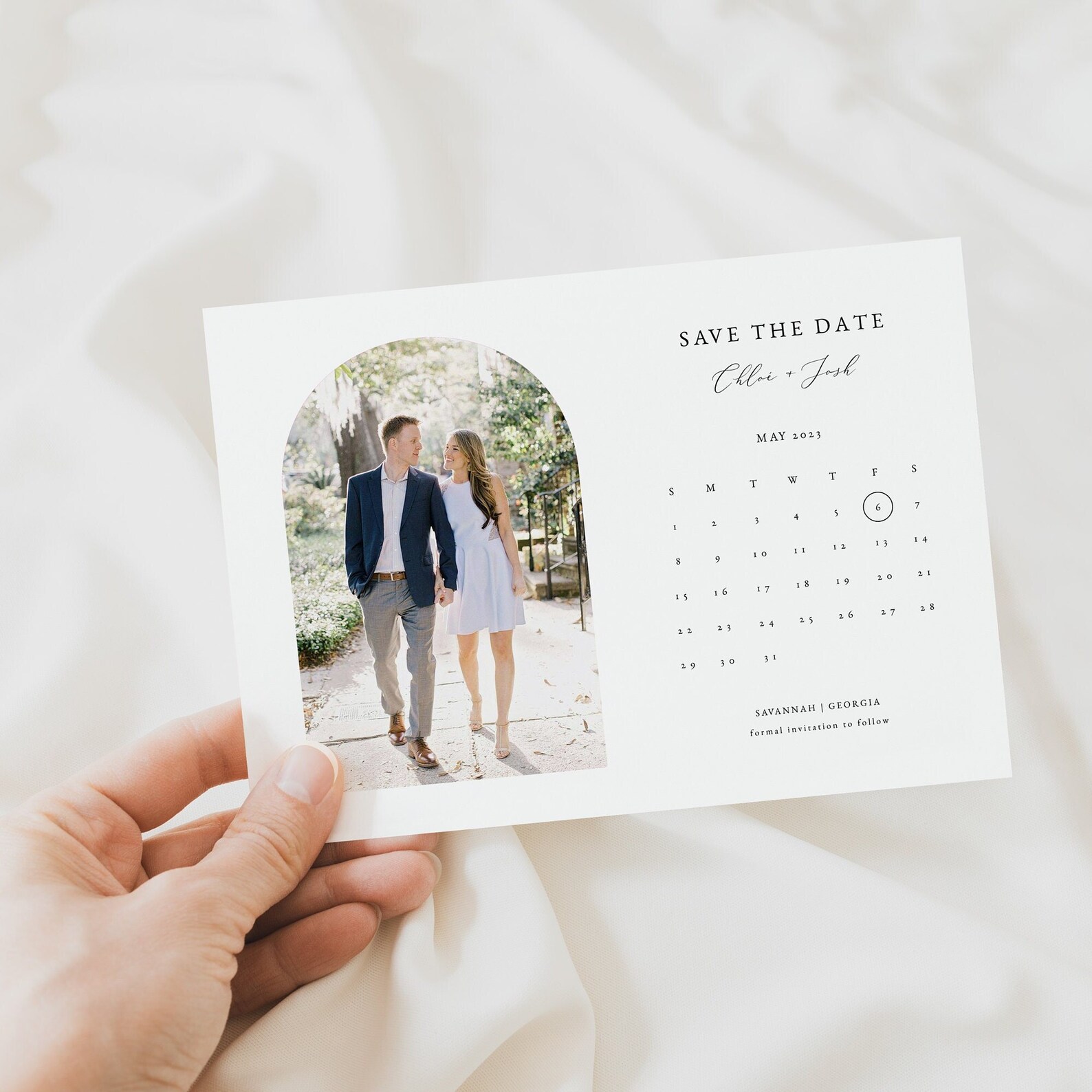 Calendar Save the Date Editable Template Date Save the Date | Etsy