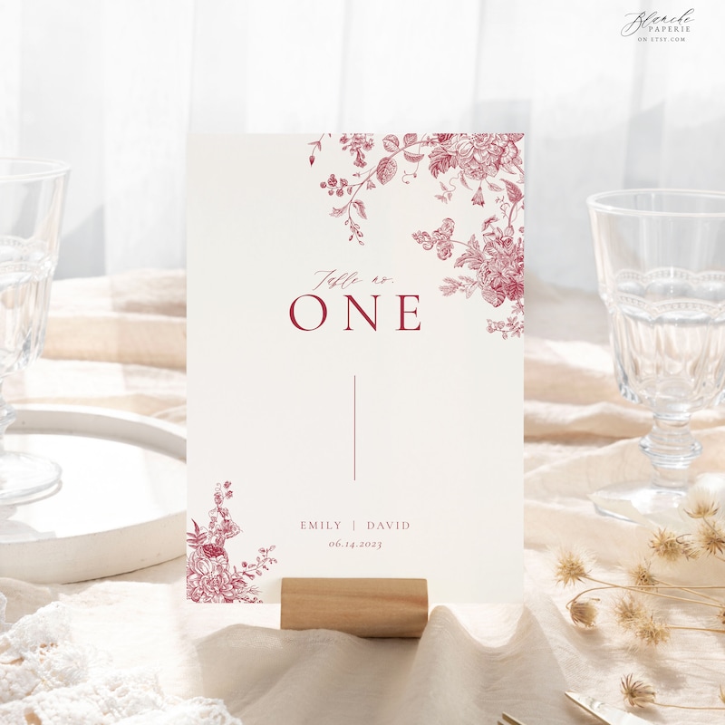 Vintage Table Number - Etsy