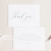 Modern Calligraphy Script Thank You Card Printable Thank You - Etsy