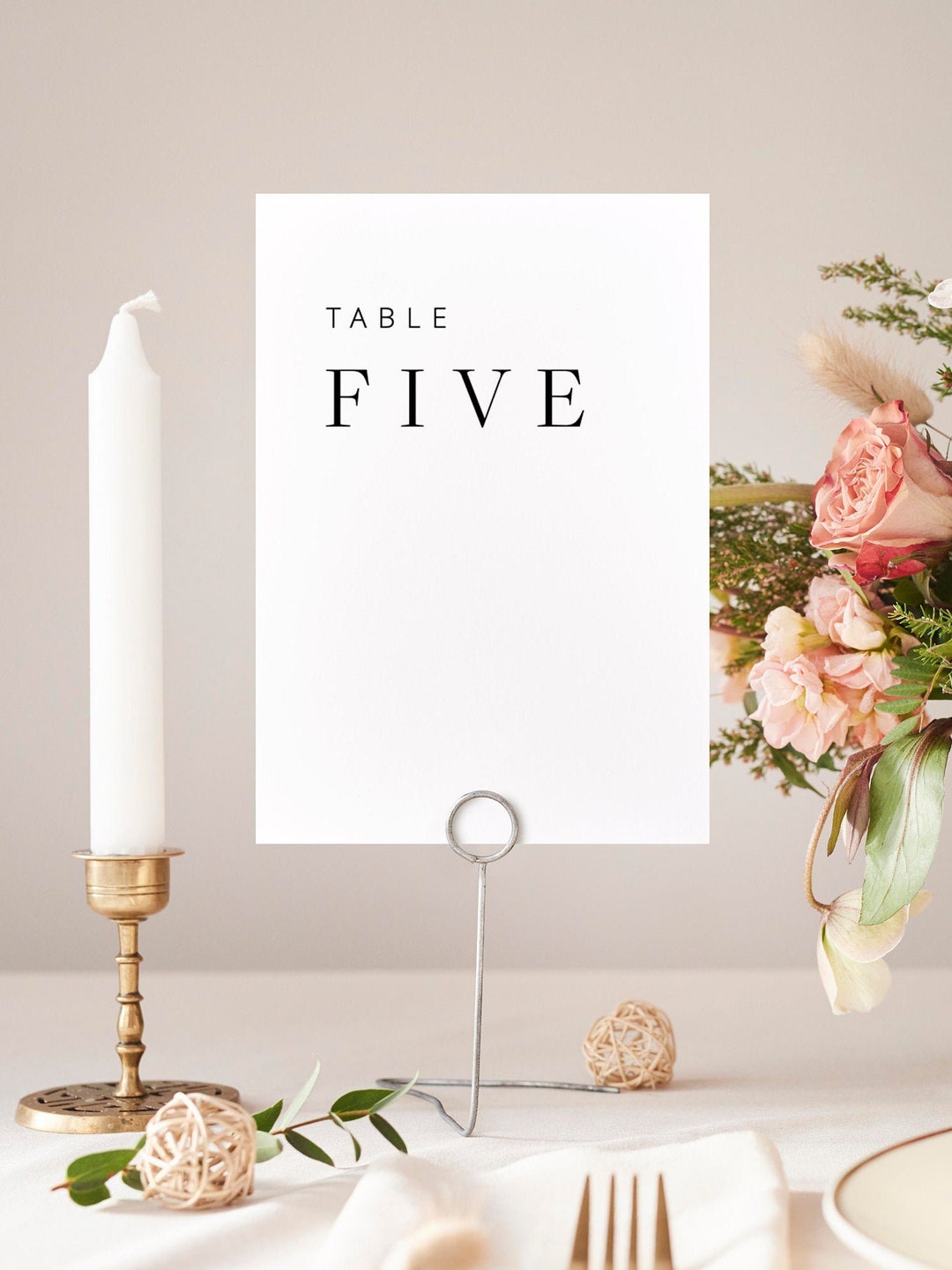 Table Numbers Template Wedding Table Numbers Table Numbers Printable ...
