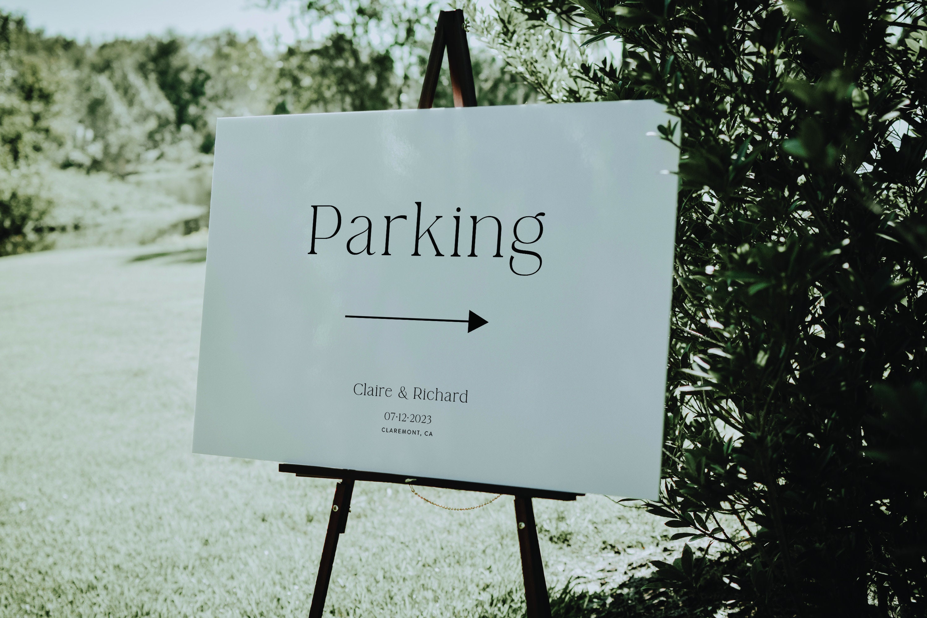 Wedding parking sign 60 photos - Astyledwedding.com