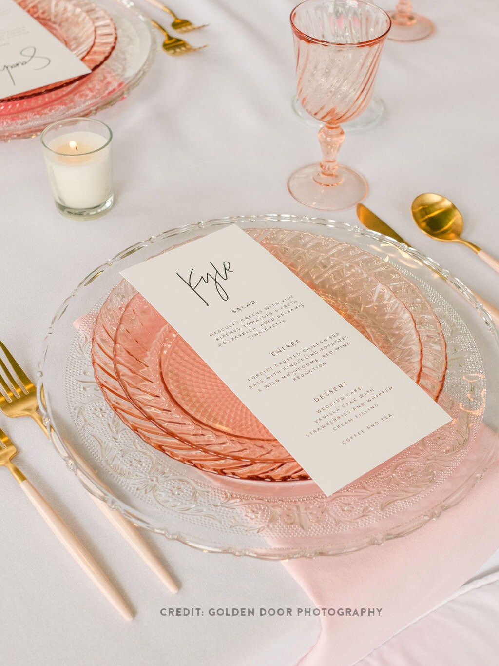 Modern Wedding Menu Wedding Menu Template Simple Menu Cards | Etsy