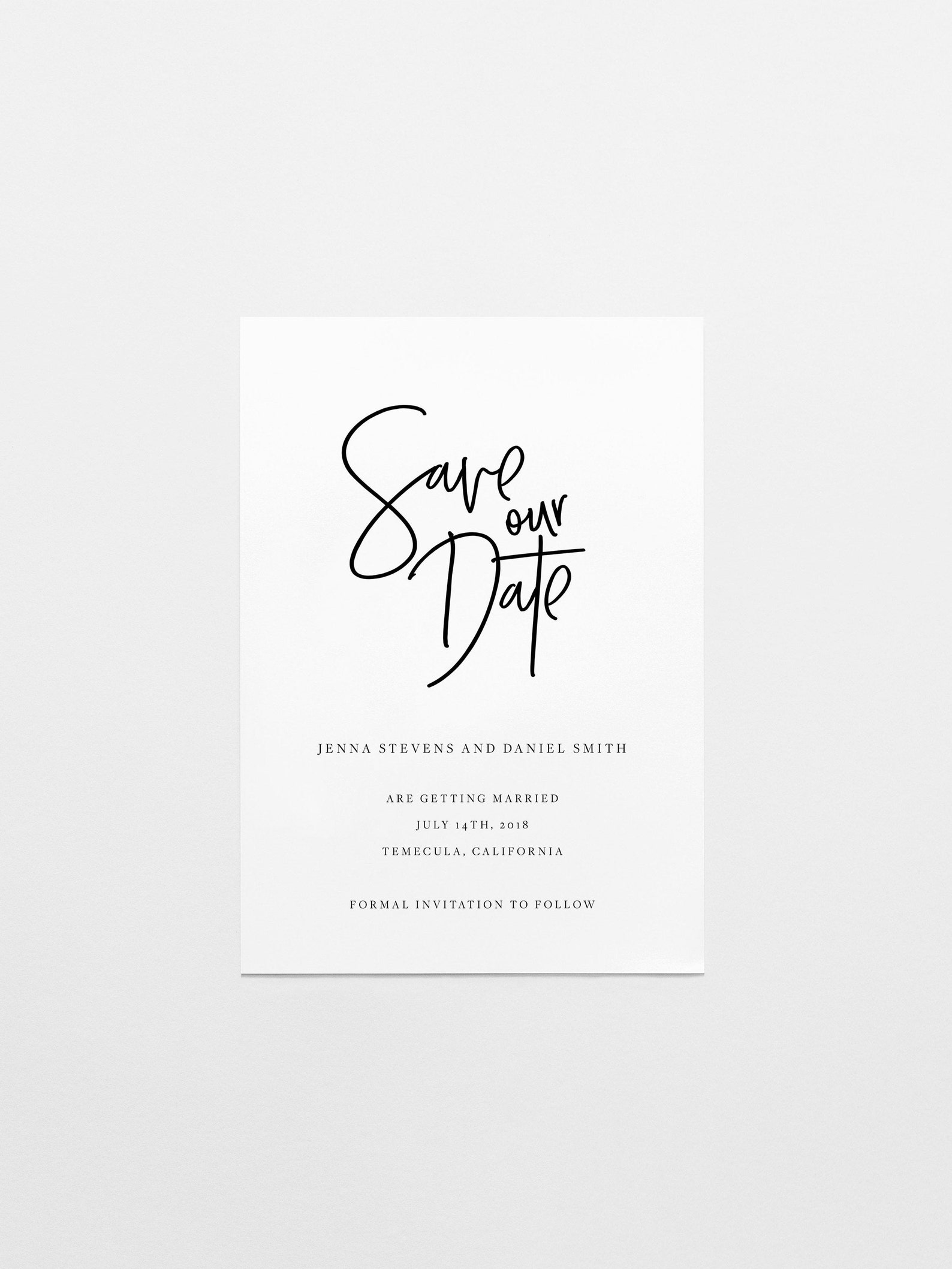 Editable Text Save the Date Template Vellum Save the Date - Etsy