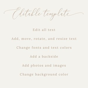 Unplugged Ceremony Card Wedding Template Round Square | Etsy