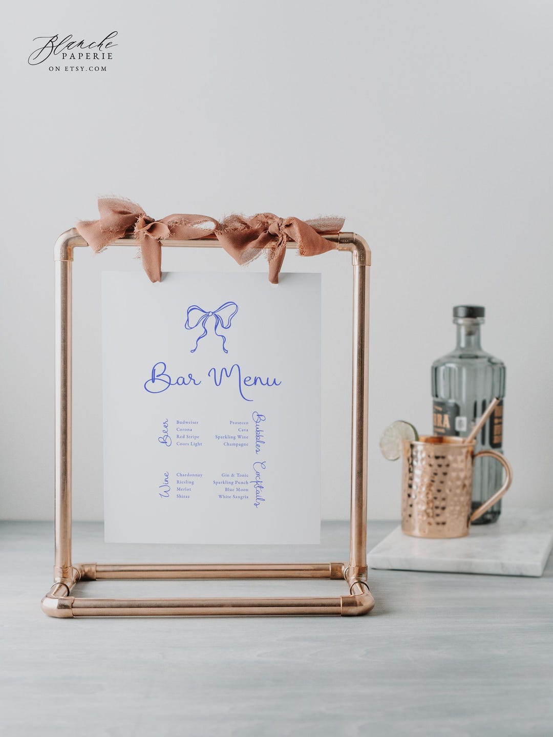 Whimsical Bar Sign Template, Whimsical Drinks Bar Sign, Handwritten ...