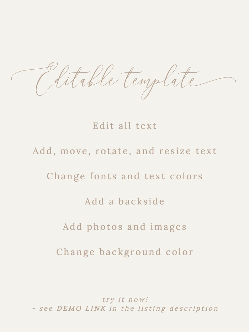 Minimalist Table Number Printable Table No. Editable | Etsy