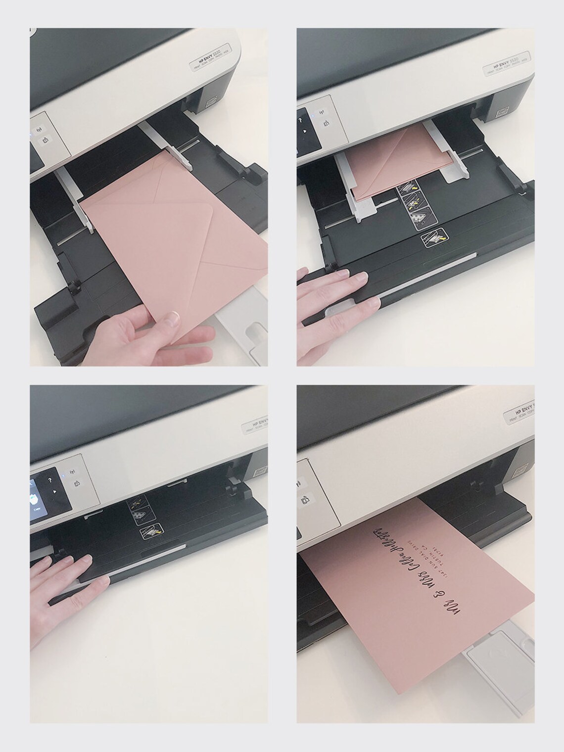 Victorian Envelope Addressing Template, Baroque Floral, DIY Wedding ...