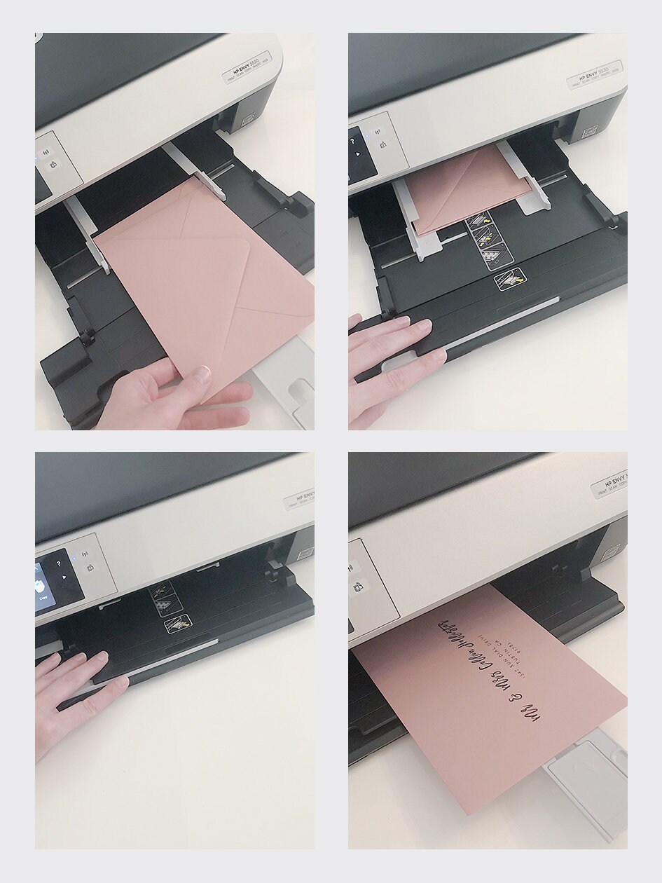 Victorian Envelope Addressing Template, Baroque Floral, DIY Wedding ...