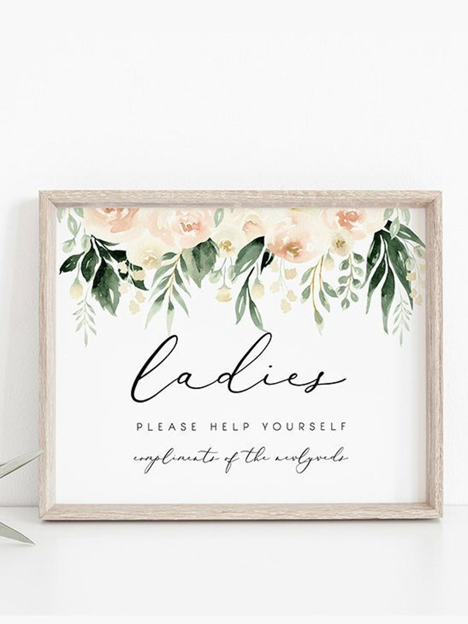 Printable Ladies Please Help Yourself Compliments of the - Etsy