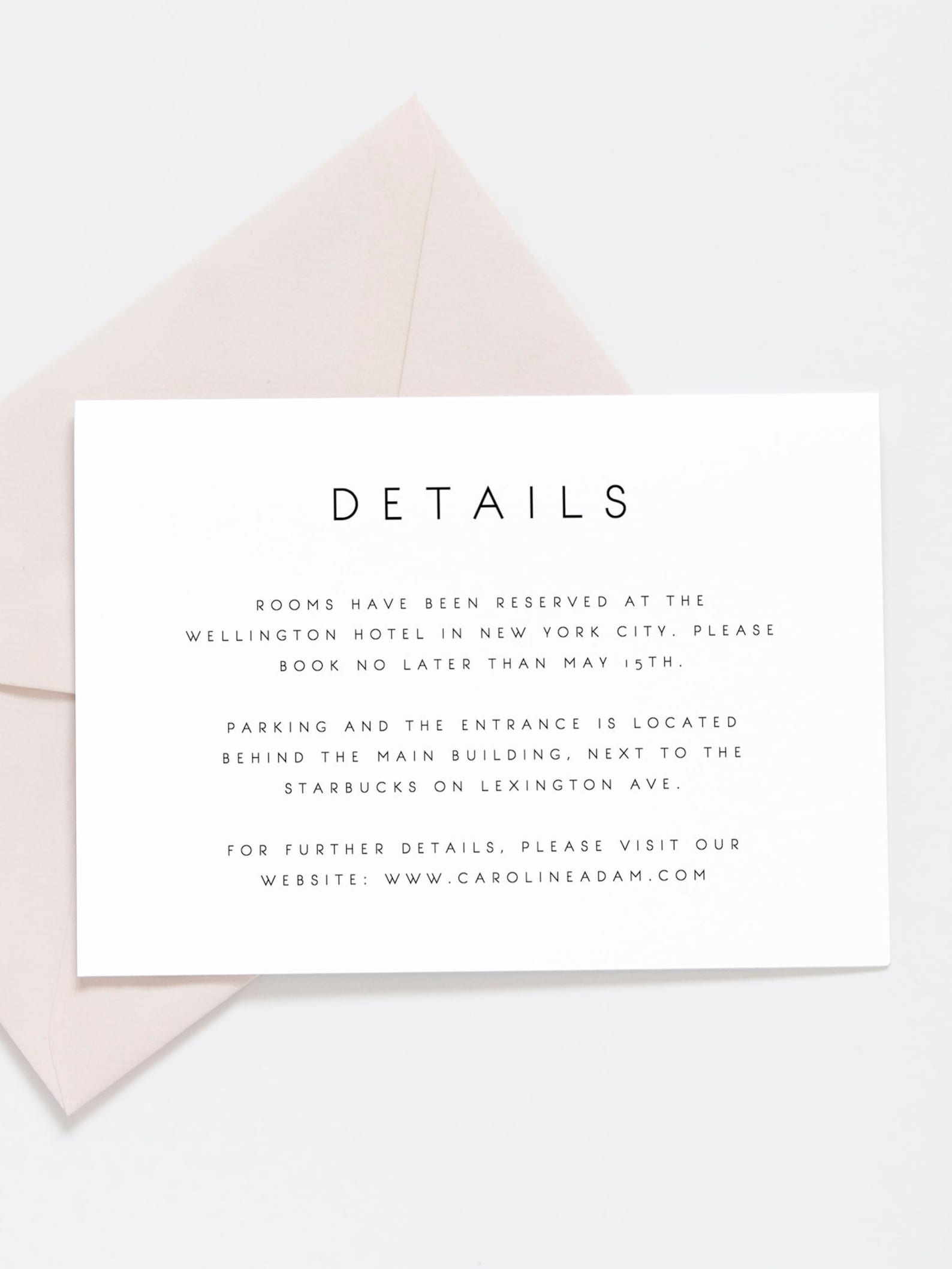 Wedding Details Card Template Printable Accommodations Card - Etsy