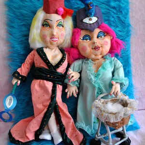 Coraline Jones, April Spink and Miriam Forcible Realistic Cloth Dolls ...