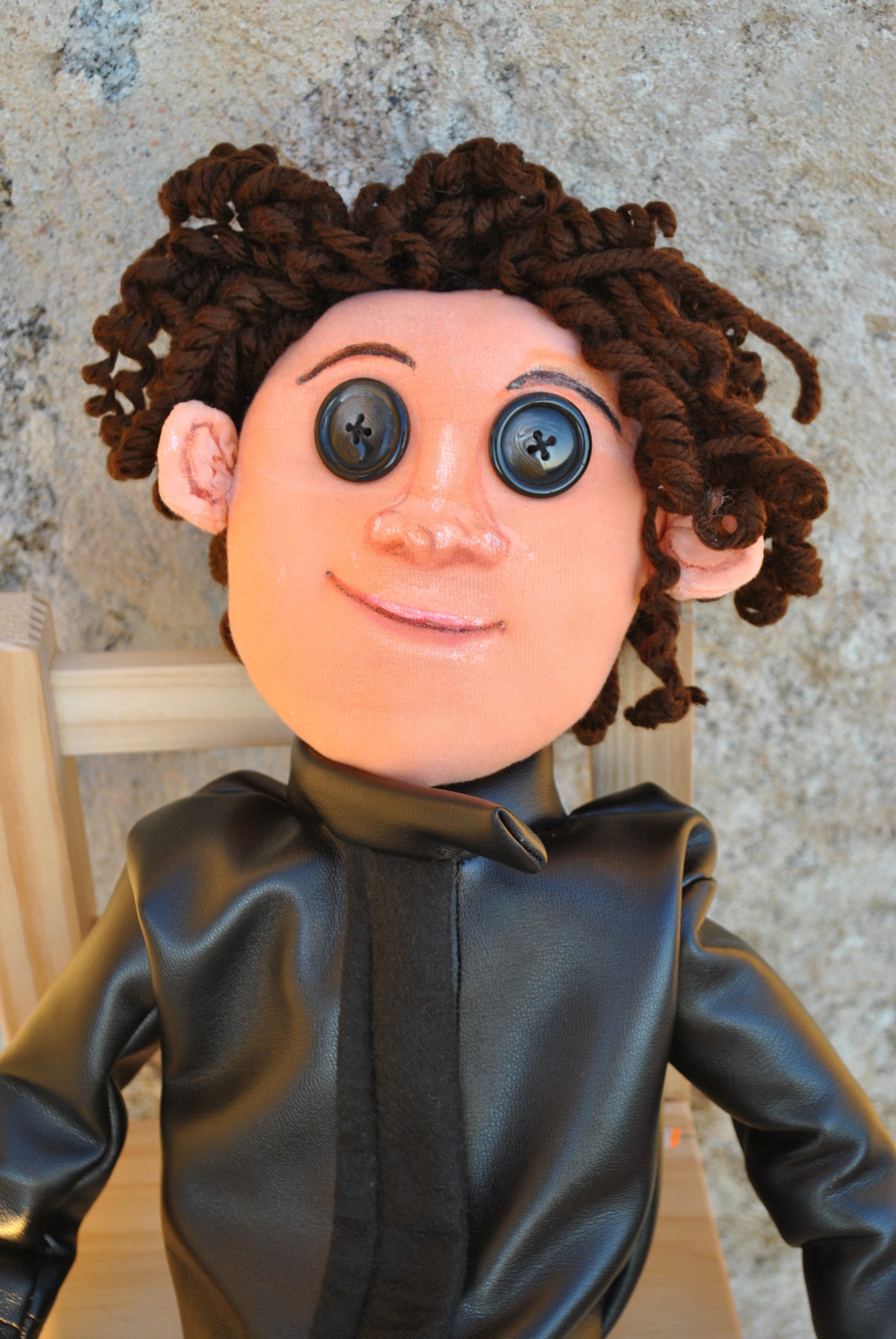 Wybie Lovat Doll Ooak Toy With Button Eyes, Coraline Jones, Cloth Doll ...