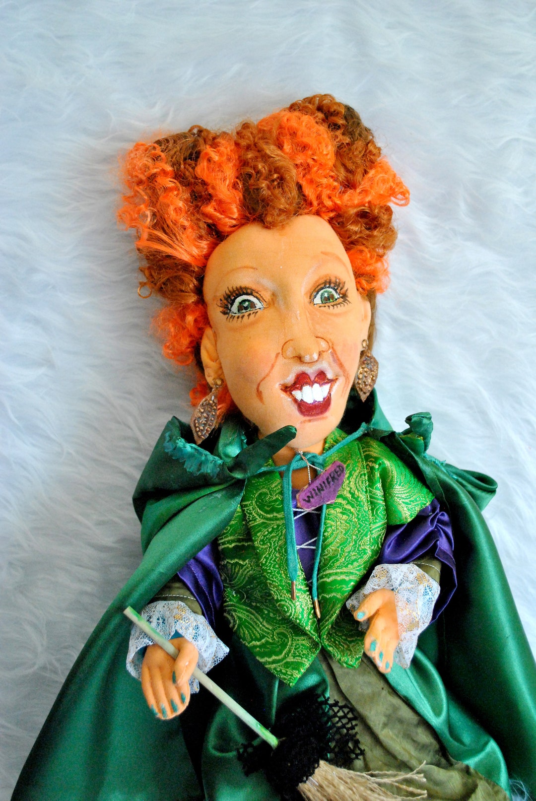 Winifred Witch Art Doll 16 Inches Personalized Cloth With Synthetic ...