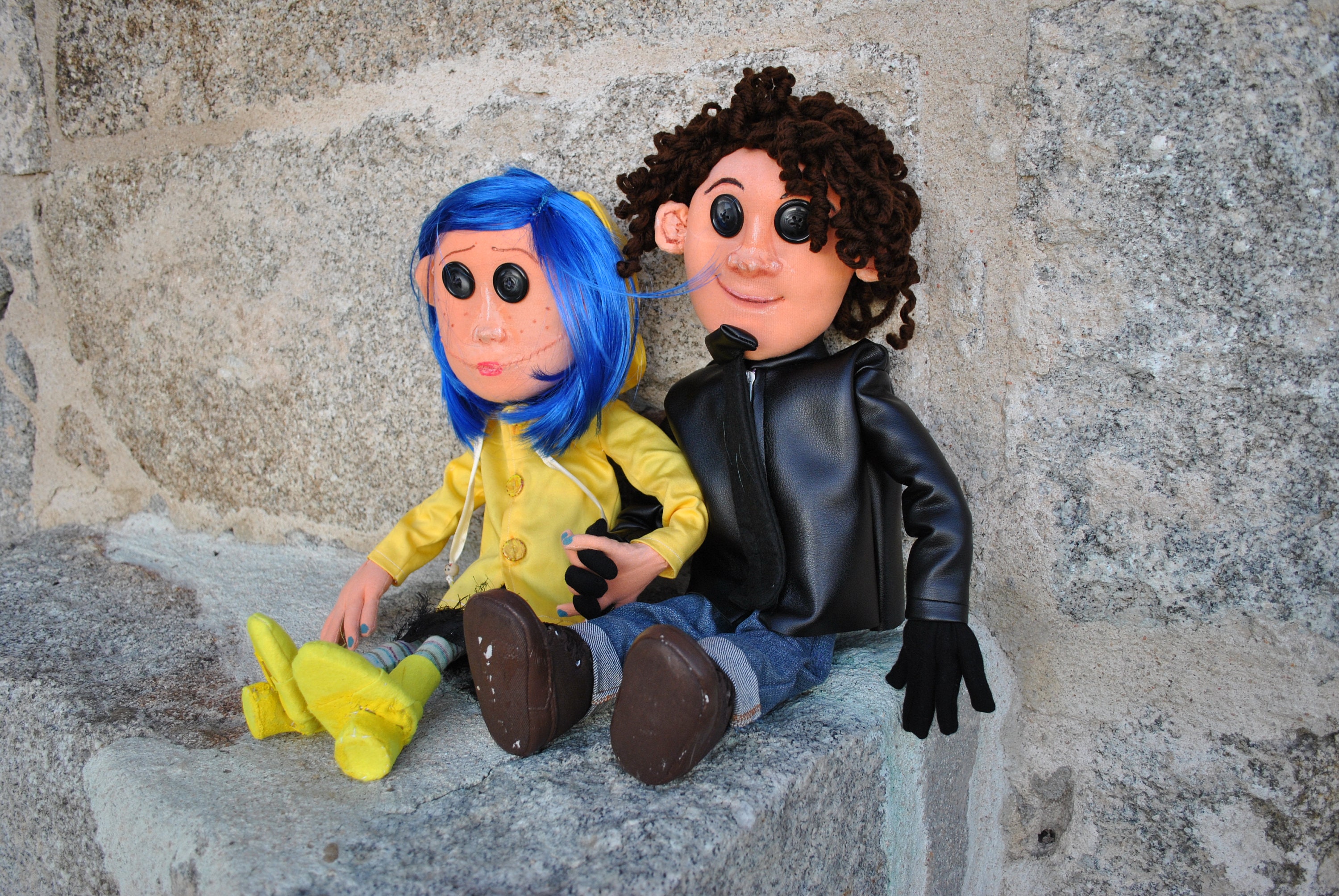 Wybie Lovat Doll Ooak Toy With Button Eyes, Coraline Jones, Cloth Doll ...