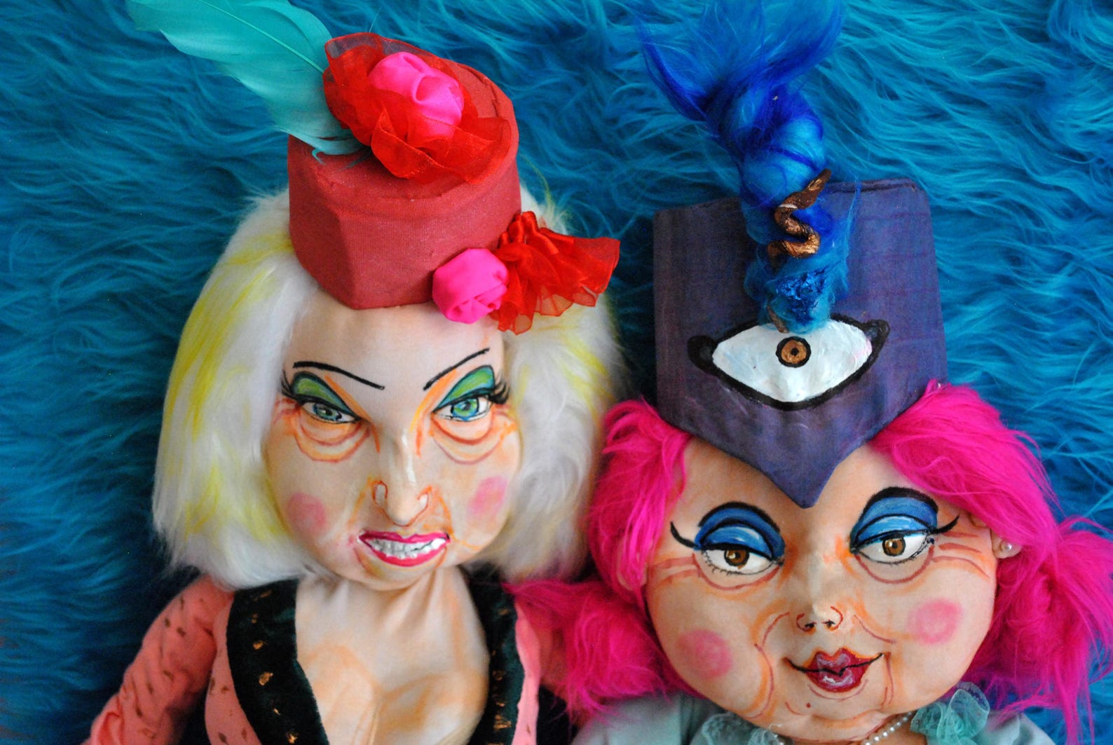 Coraline Jones, April Spink and Miriam Forcible Realistic Cloth Dolls ...