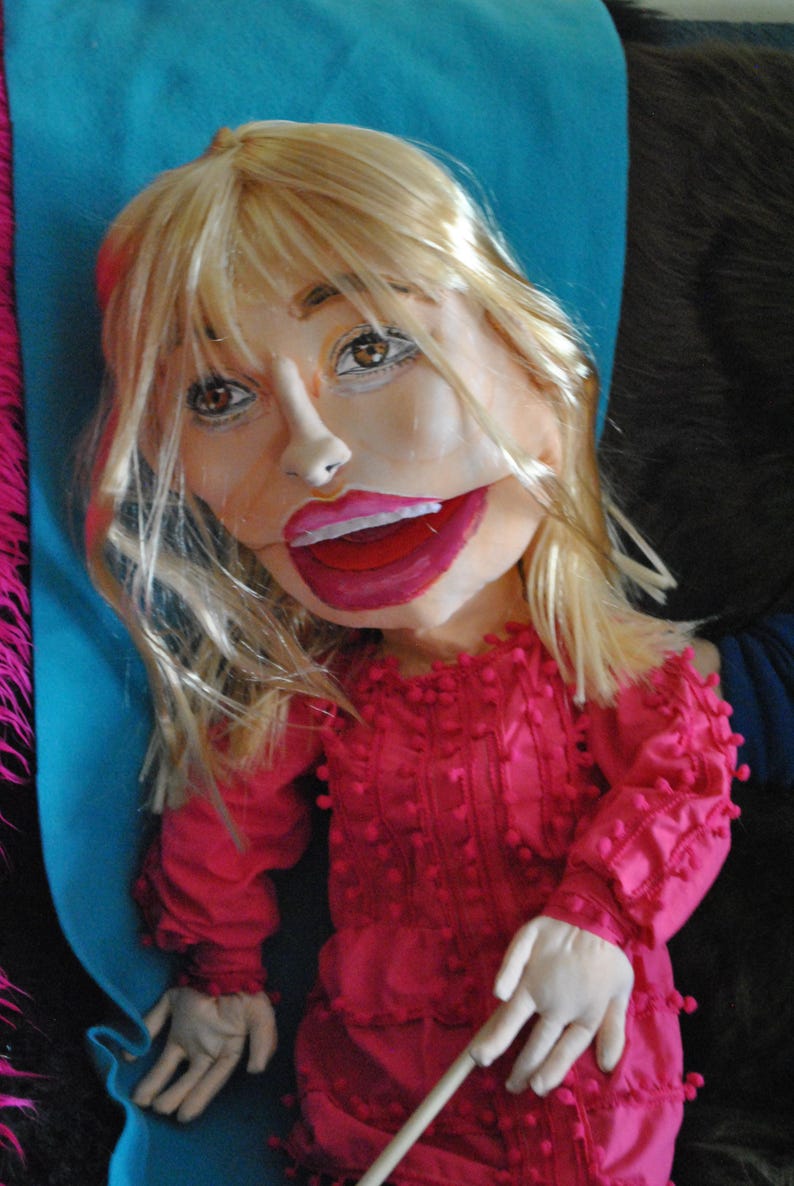 Custom Puppet Just Like You, Realistic, Created From Photos, the Mouth ...