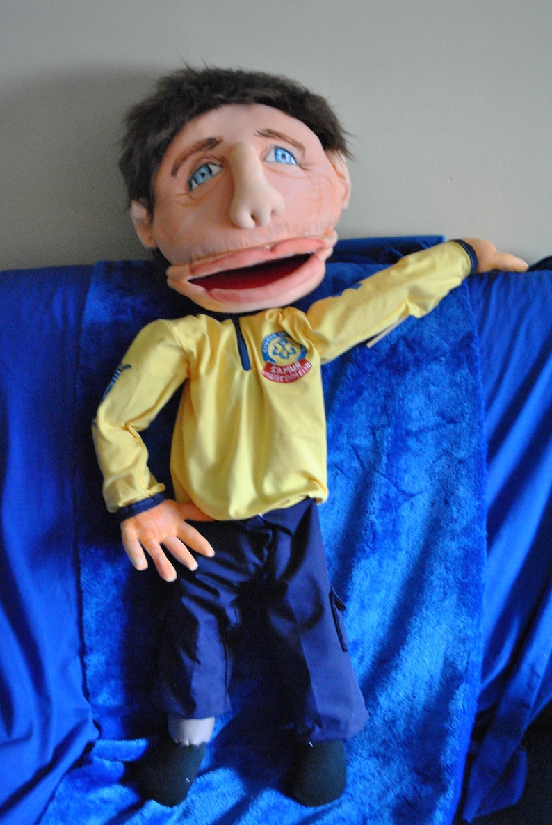 Custom Puppet Just Like You, Realistic, Created From Photos, the Mouth ...