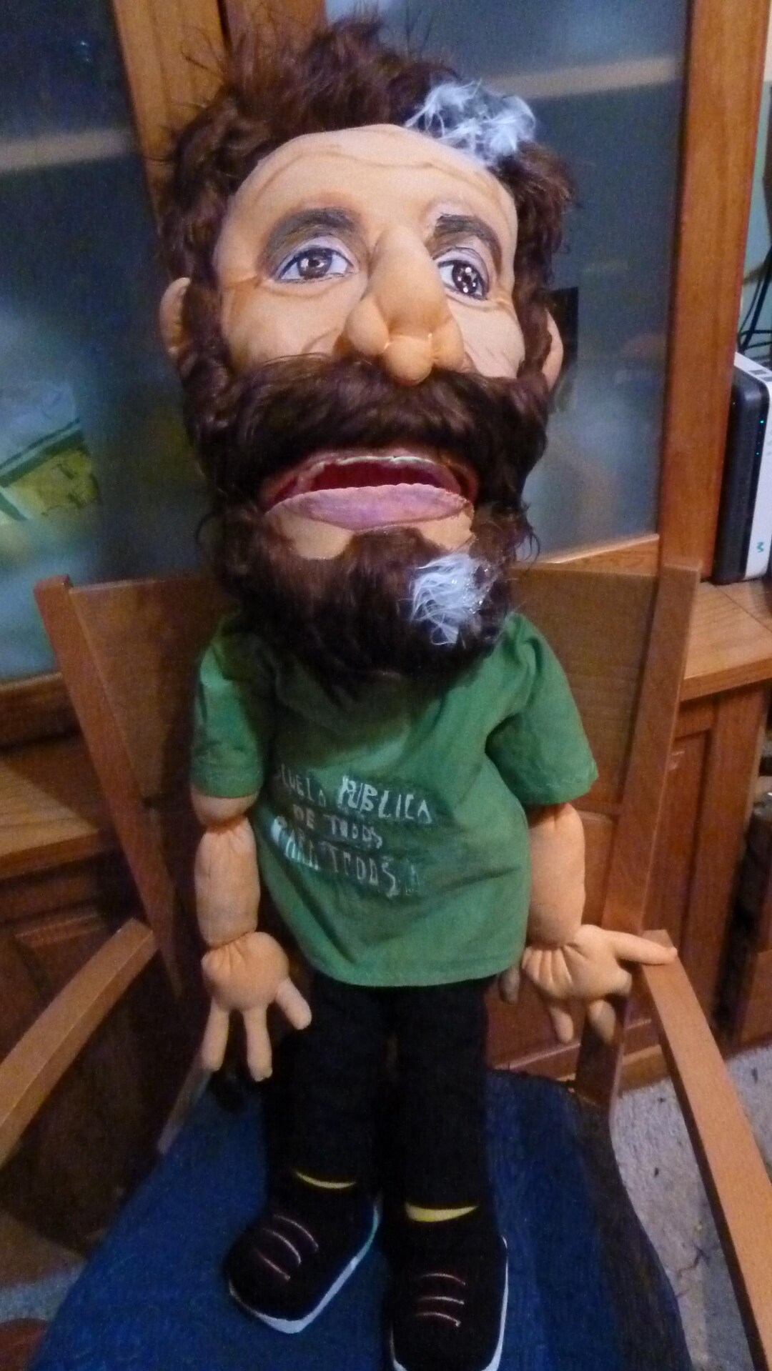 Custom Puppet Just Like You, Realistic, Created From Photos, the Mouth Moves Easily - Etsy