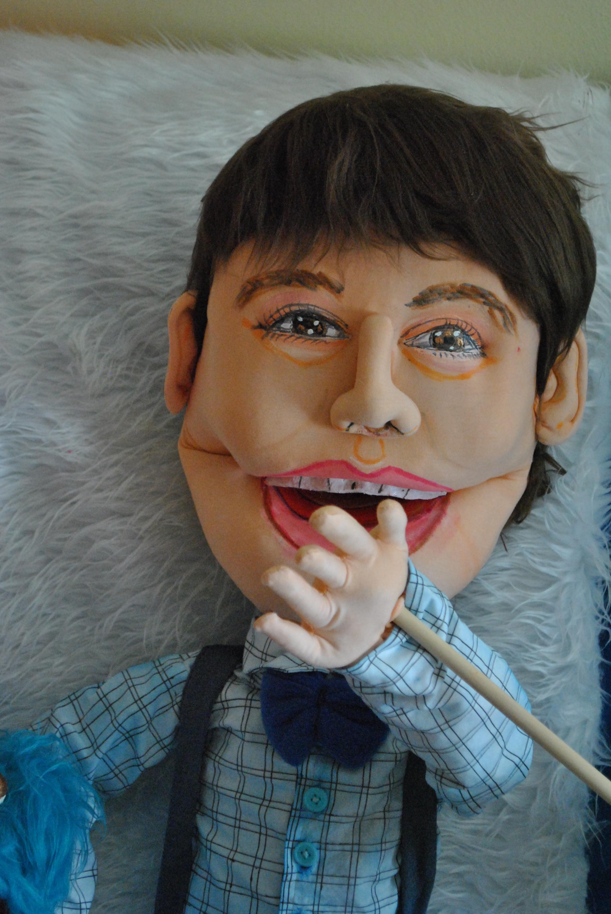 Custom Puppet Just Like You, Realistic, Created From Photos, the Mouth ...