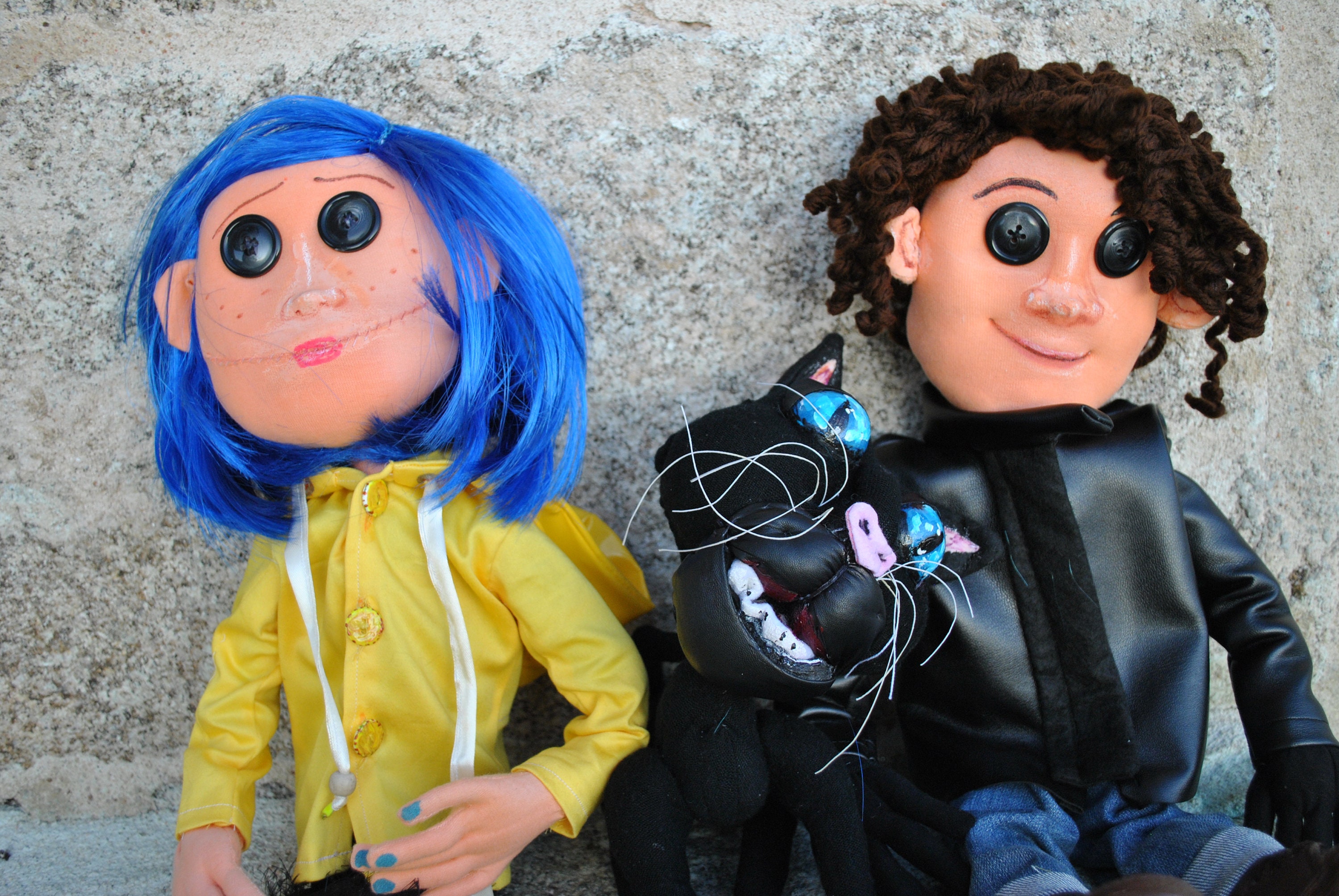 Wybie Lovat Doll Ooak Toy With Button Eyes, Coraline Jones, Cloth Doll ...