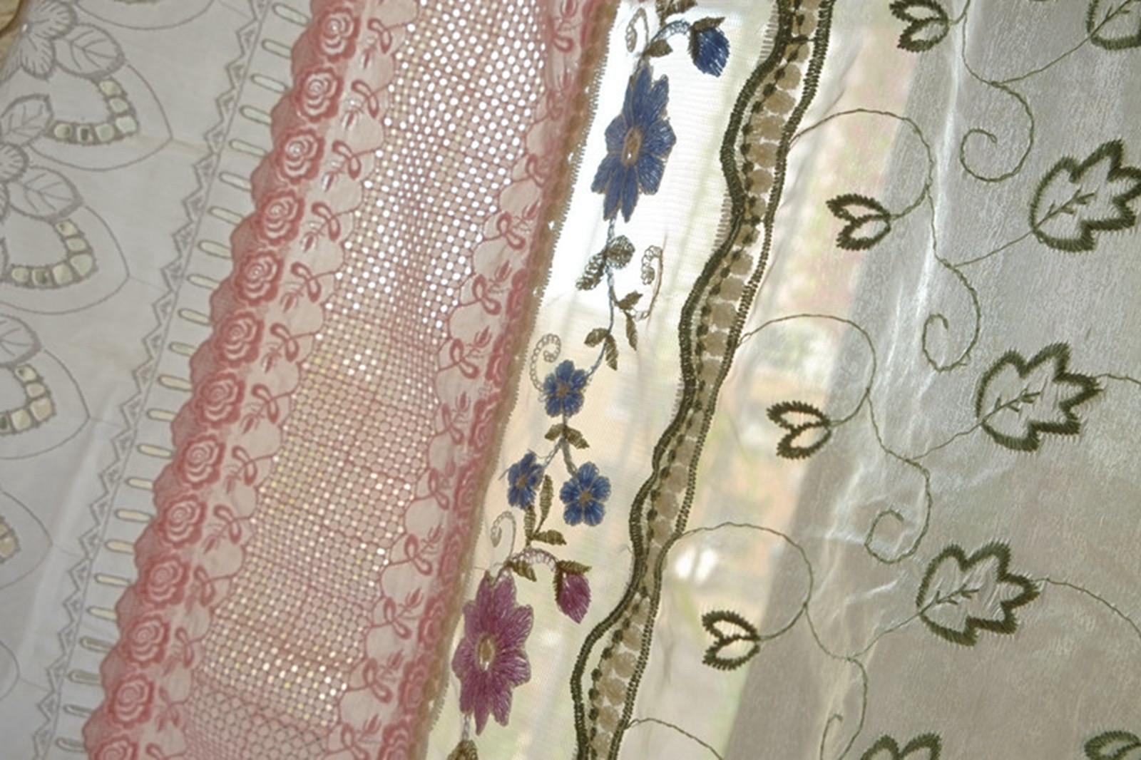 Huge Elegant Mediterranean Design Chic Shabby Vintage Lace Fringed ...