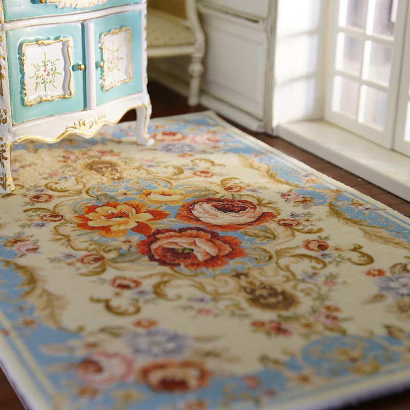 Pink Dollhouse Rug - Etsy