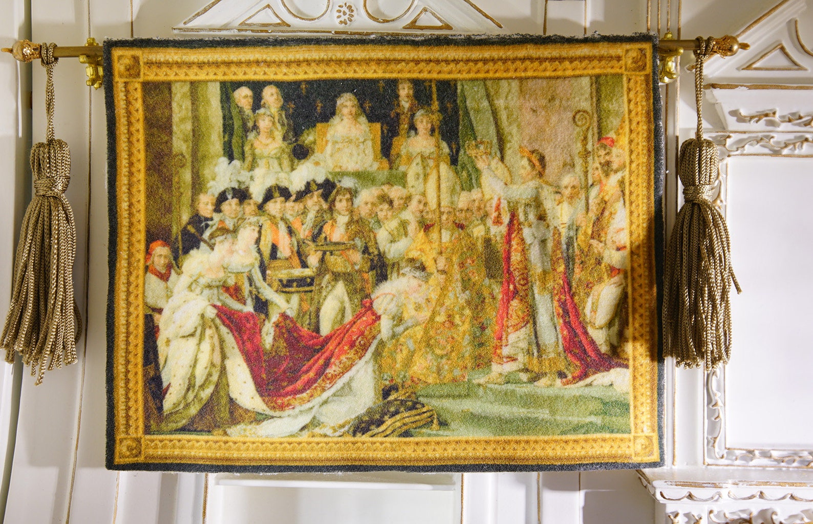 Dollhouse Fine Tapestry Coronation of the King Ceremony - Etsy