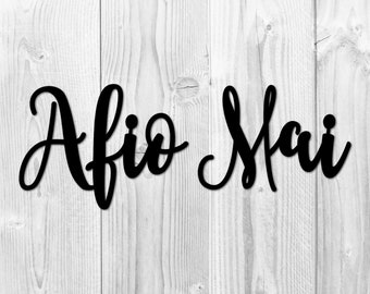 Afio Mai Sign - Etsy