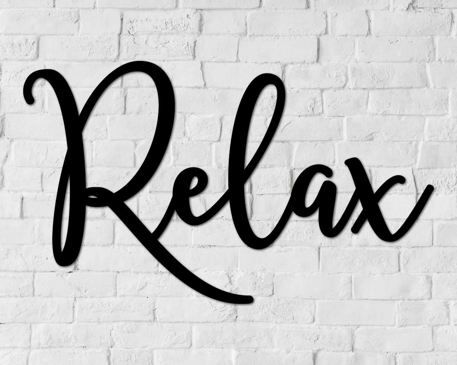 Relax Sign Relax Wooden Sign Yoga Studio Decor Bathroom Decor | Etsy