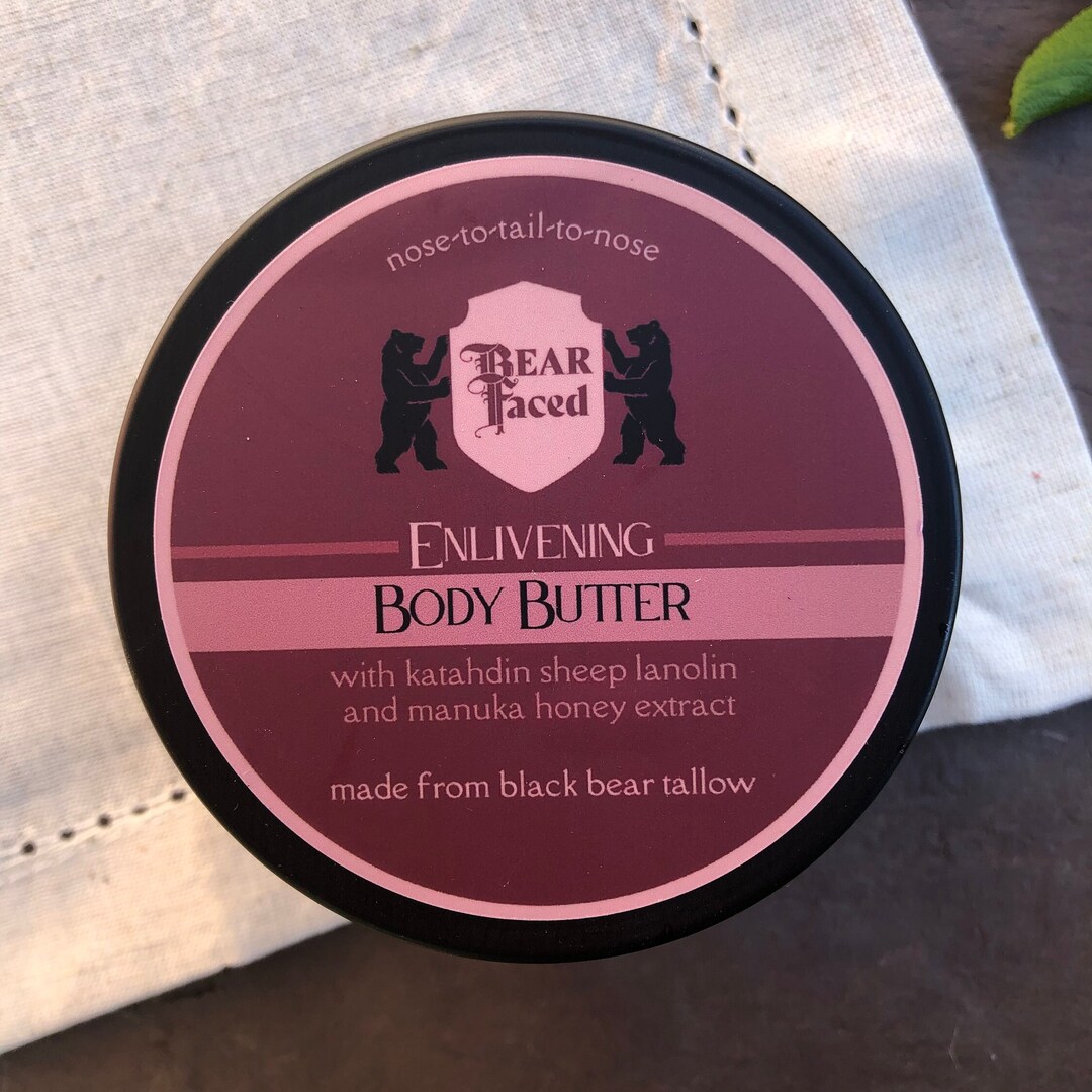 Body Butter Enlivening Black Bear Tallow Moisturizing Cream From ...