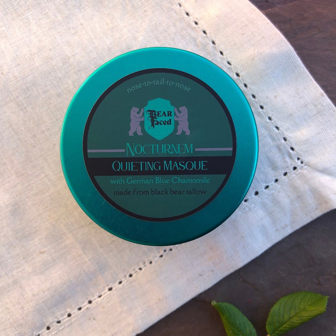 Calming Masque From Black Bear Tallow - NOCTURNEM Quieting Mask From ...
