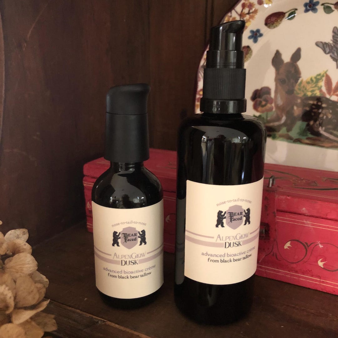 Alpenglow DUSK - Black Bear Tallow Advanced Bioactive Cream - Etsy
