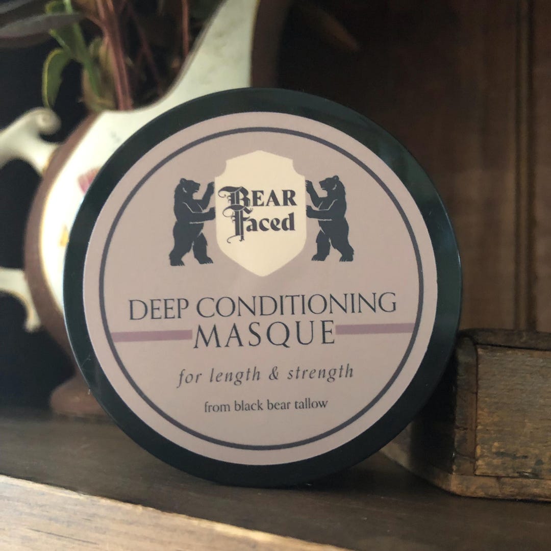 Deep CONDITIONING MASQUE From Black Bear Tallow - Etsy