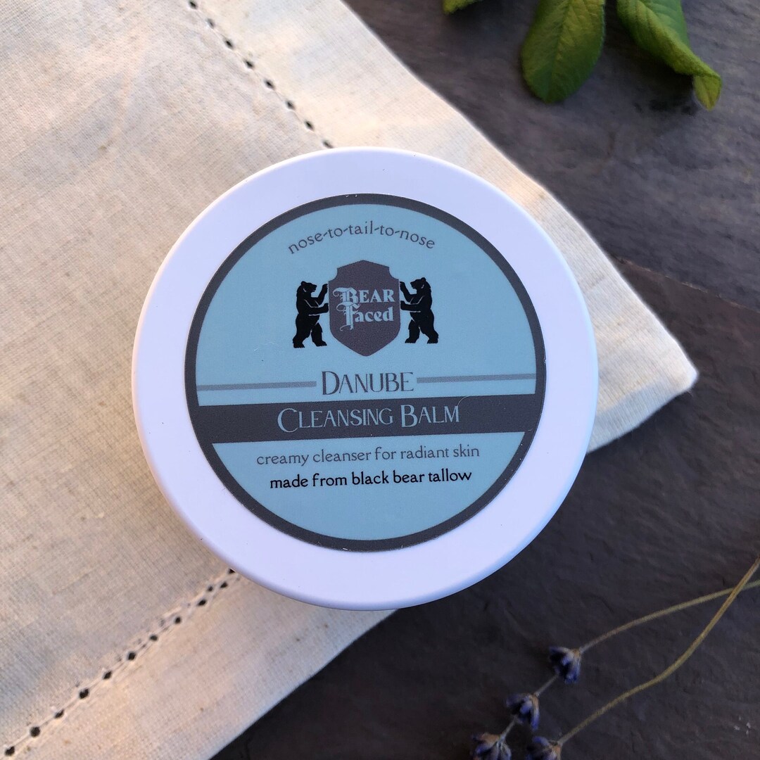 DANUBE Creamy Cleansing Balm From Black Bear Tallow Oil - Etsy