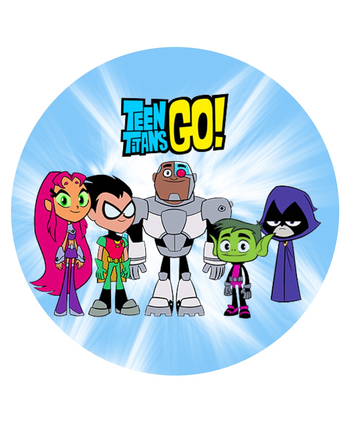 Teen Titans Edible Cake Topper - Etsy Canada