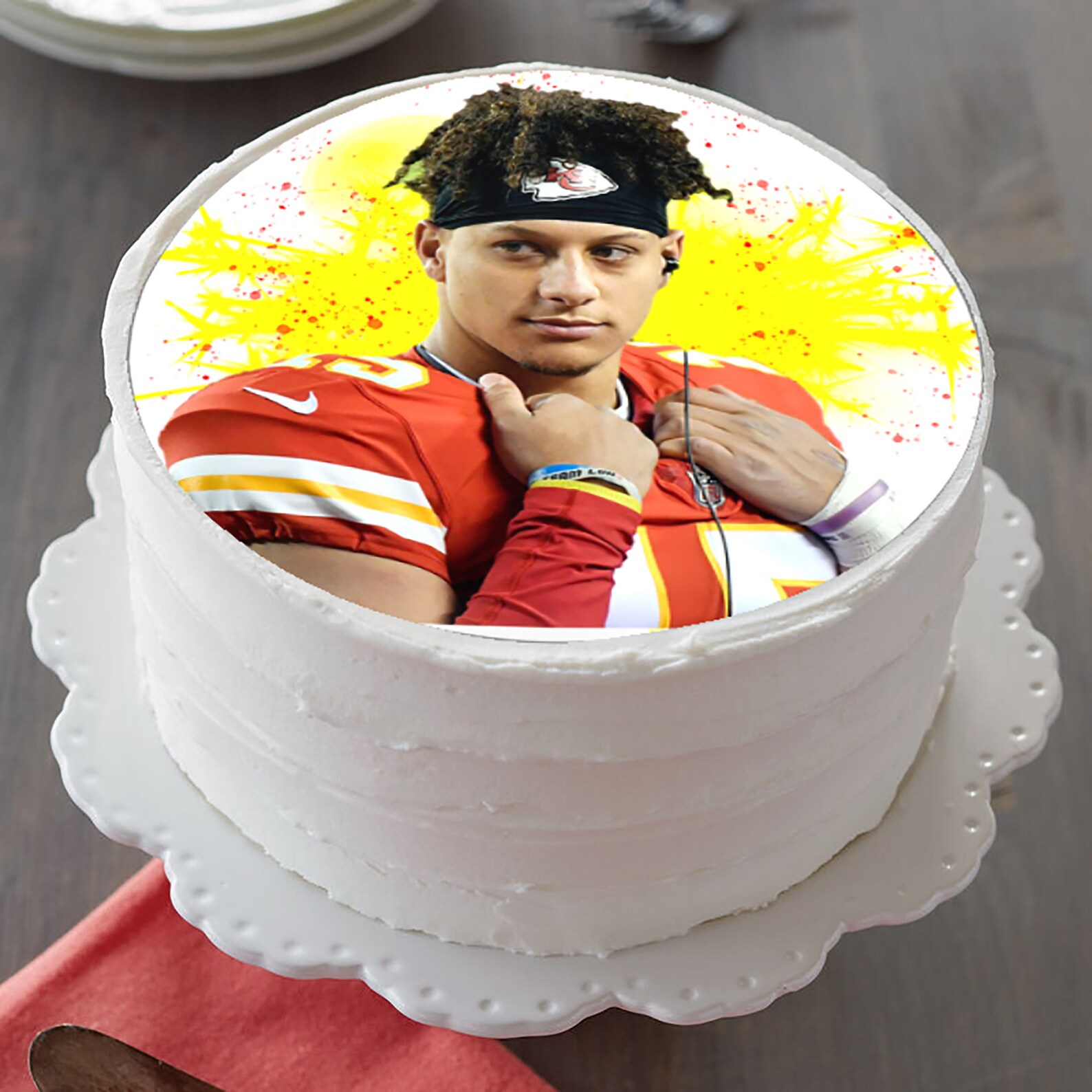 Patrick Mahomes Edible Cake Topper - Etsy