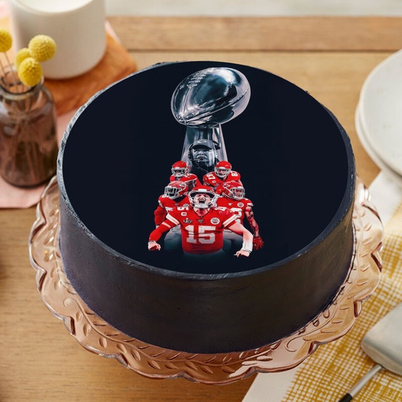 Kansas City Chiefs Edible Cake Topper | Etsy