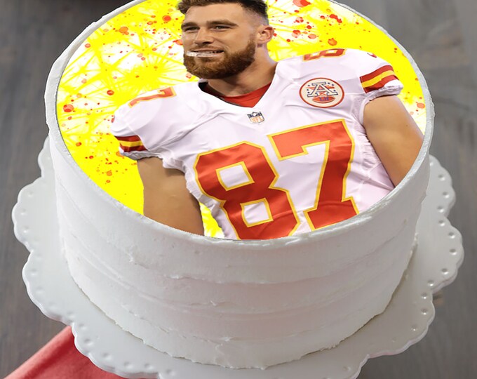 Travis Kelce Edible Cake Topper - Etsy