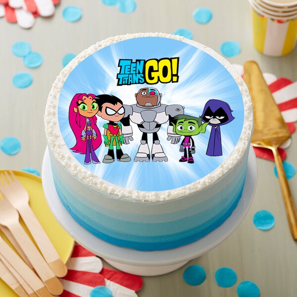 Teen Titans Cake Topper - Etsy