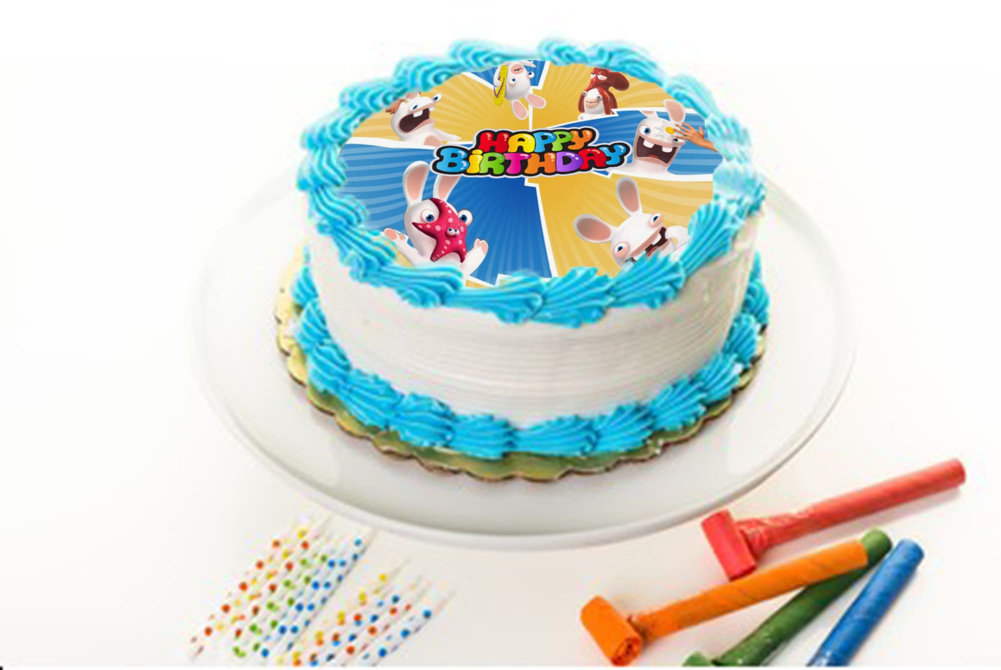 Rabbids Invasion Edible Cake Topper - Etsy Ireland