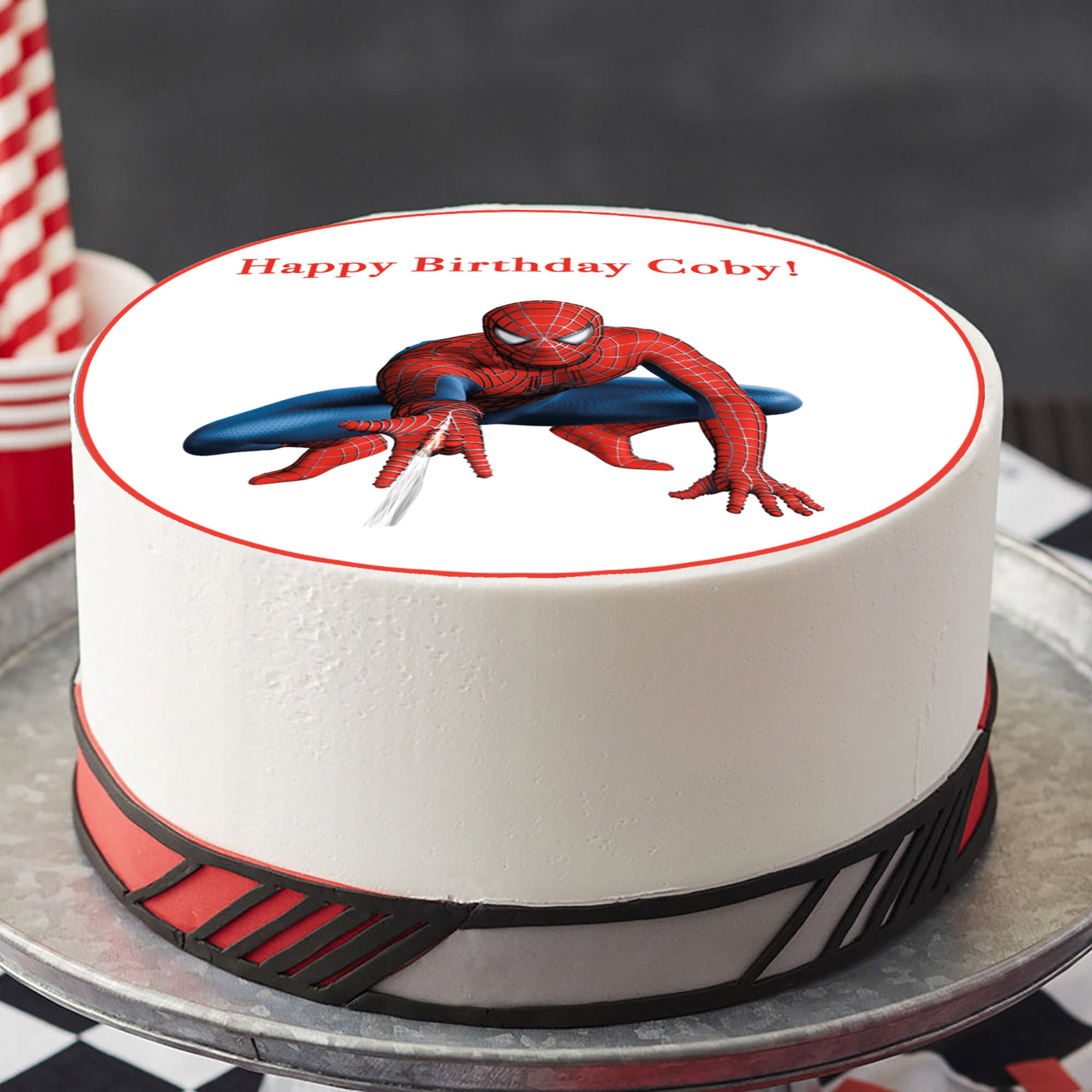 Spiderman Cake Topper