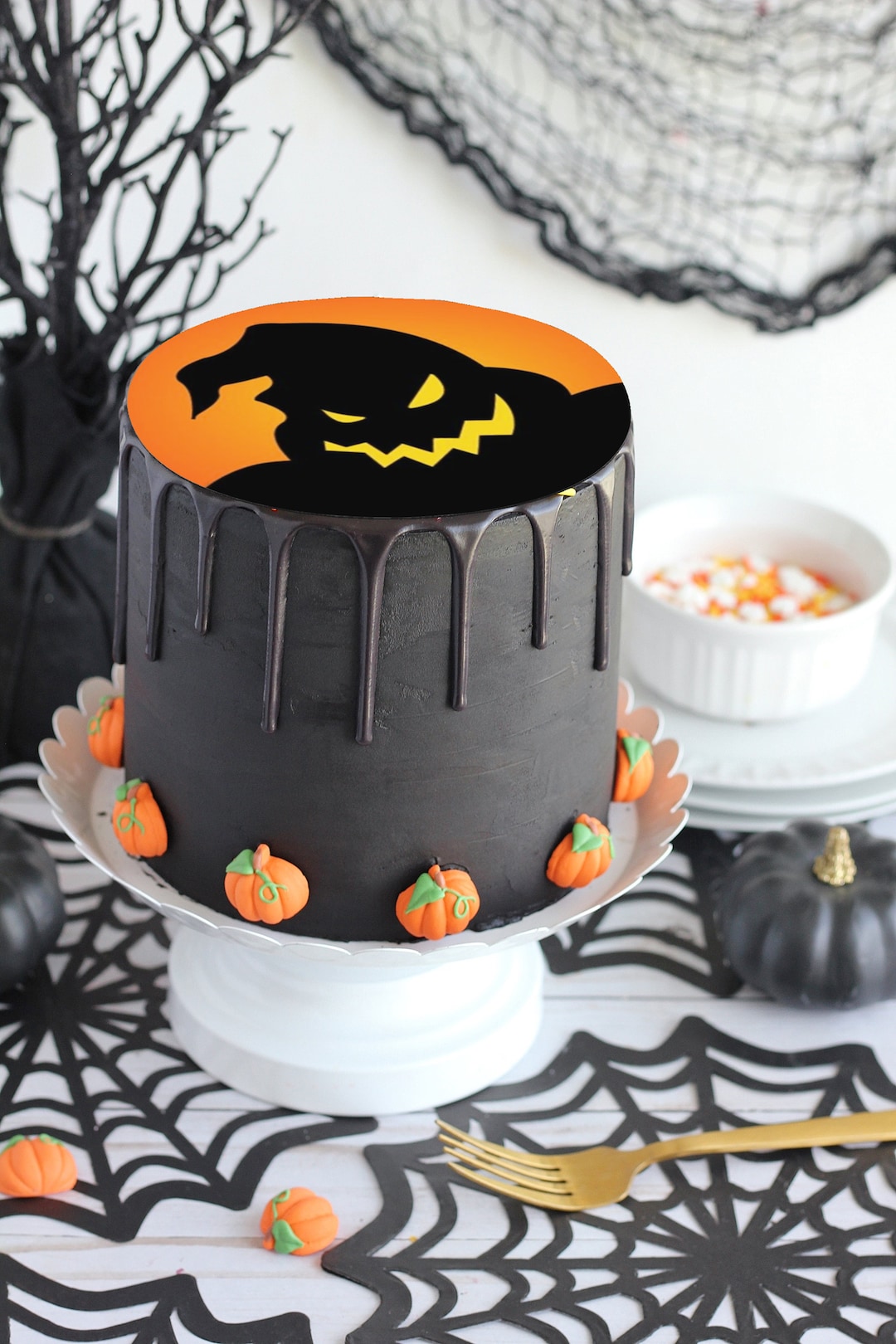 Boogeyman Edible Cake Topper Nightmare Before Christmas Cake Topper - Etsy