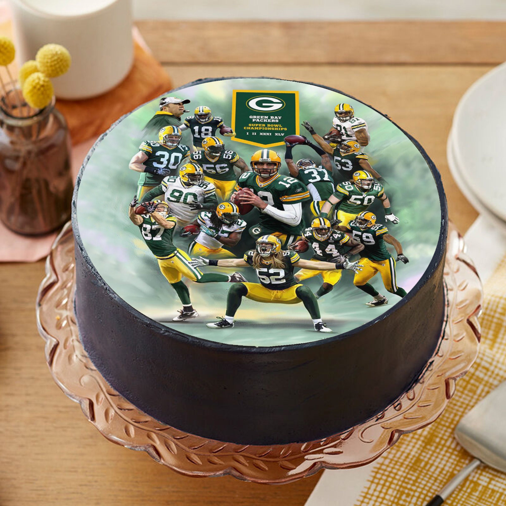 Green Bay Packers Helmet Cake