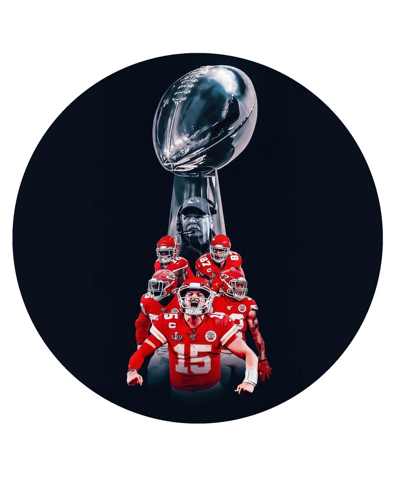 Kansas City Chiefs Edible Cake Topper | Etsy