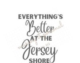 The Jersey Shore Svg - Etsy