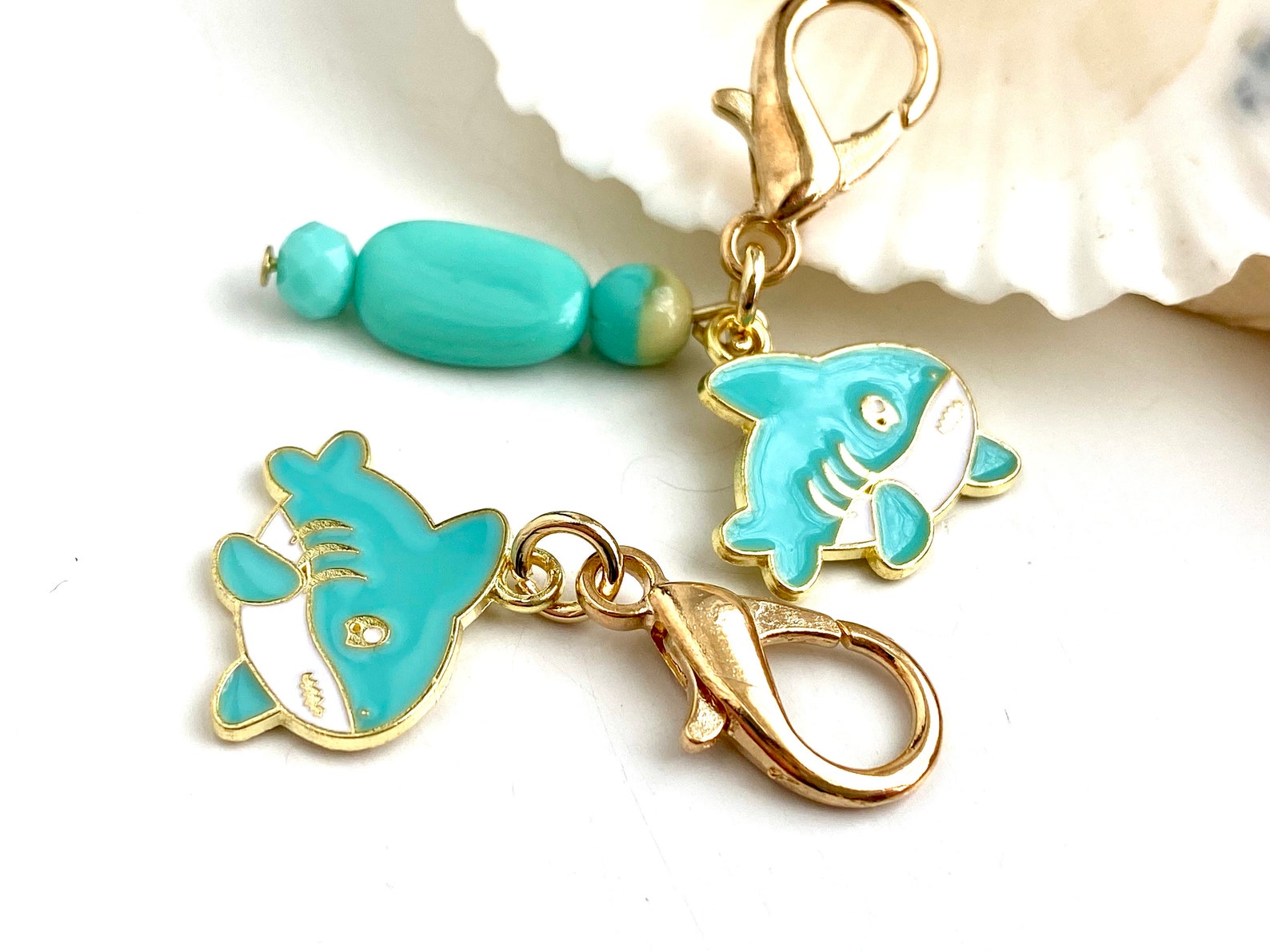 1 Ocean Friends Zipper Pull, Enamel Sea Turtle Zipper Charm, Zipper ...
