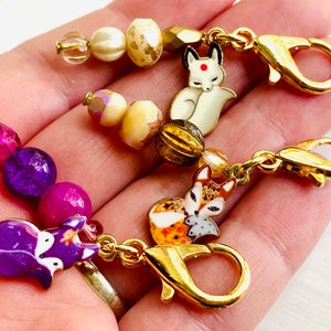 Fox Zipper Pull, Fox Planner Charm, Cute Fox Zipper Charm, Zipper Pulls ...