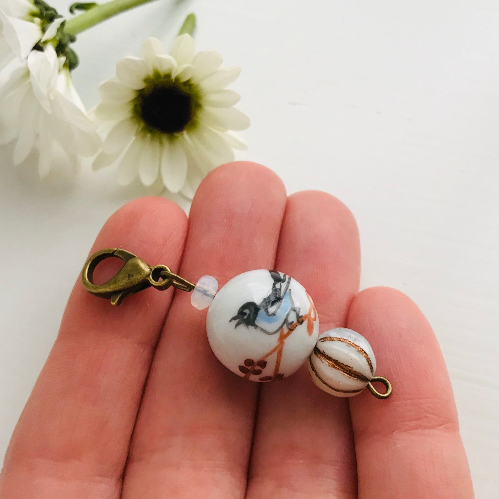 Bird Zipper Pull Charm Zipper Pulls Planner Charms Bird | Etsy