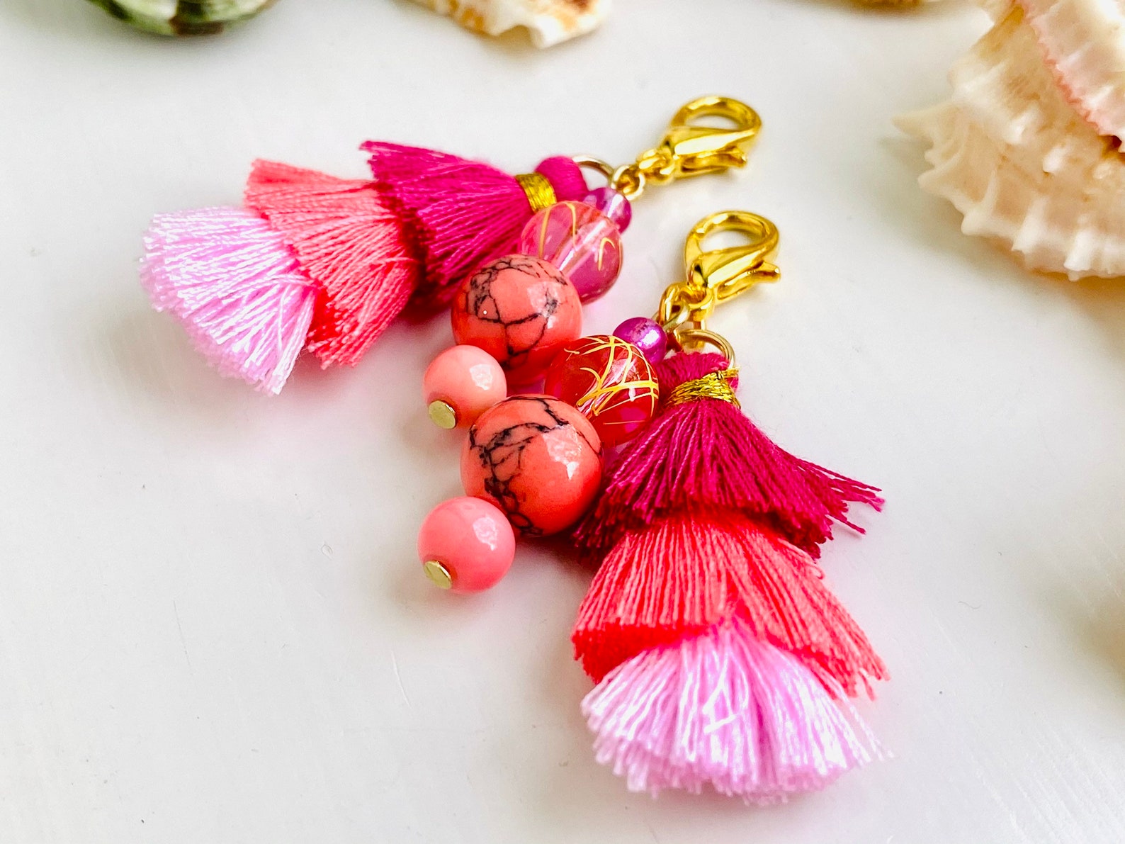 1 Tassel Zipper Pull Beaded Zipper Pull Zipper Pulls for | Etsy